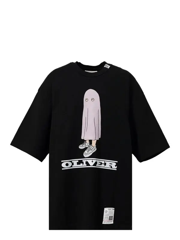 Mihara Yasuhiro Oliver Printed Tee - Black