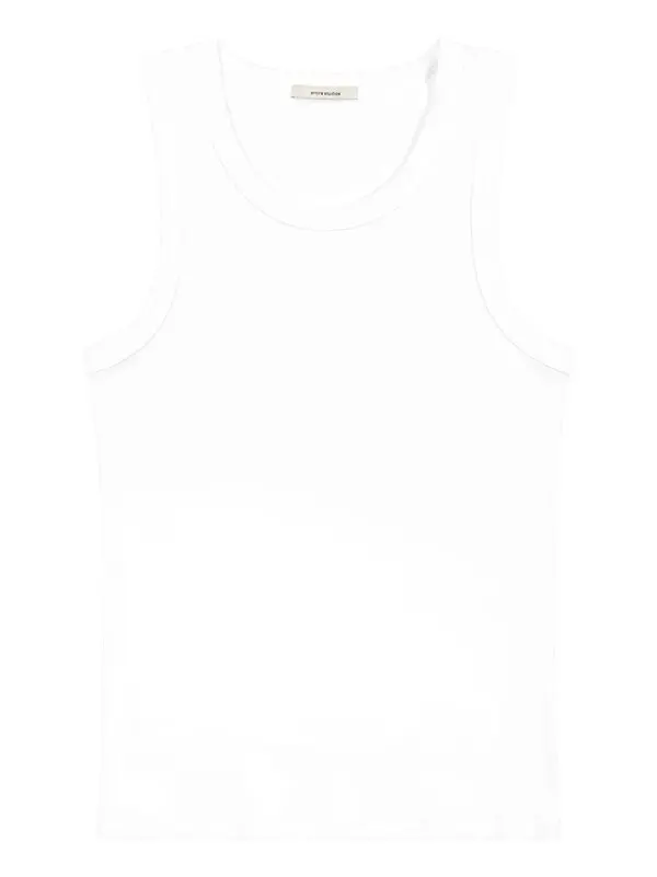 ENTIRE STUDIOS Ribbed Tank - White