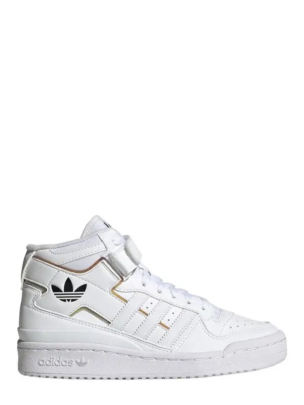 Adidas Forum Mid J Iridescent - White