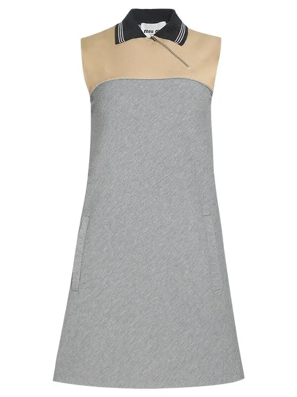 Miu Miu Sleeveless Dress - Grey