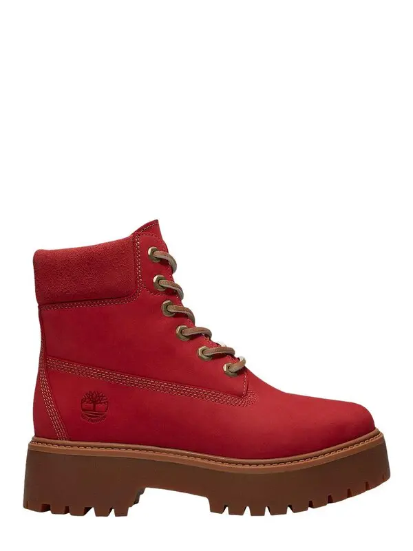 Timberland Stone Street 6-inch Waterproof Platform Boots - Red