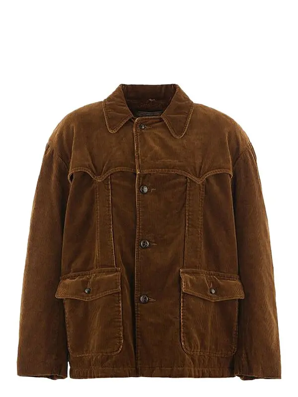 SAINT MXXXXXX Corduroy Boa Jacket - Brown