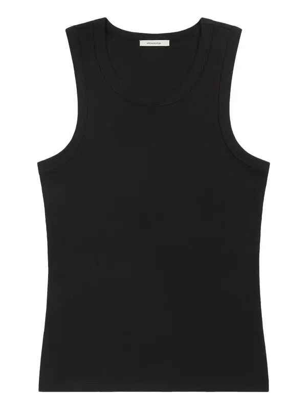 ENTIRE STUDIOS Ribbed Tank - Black