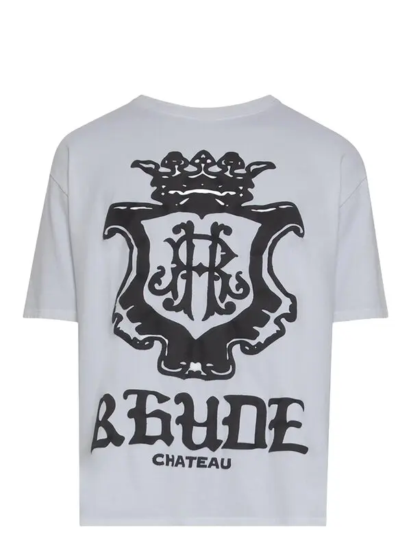Rhude Oversized Chateau Crest T-shirt - White