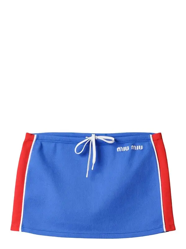 Miu Miu Nylon Skirt - Blue
