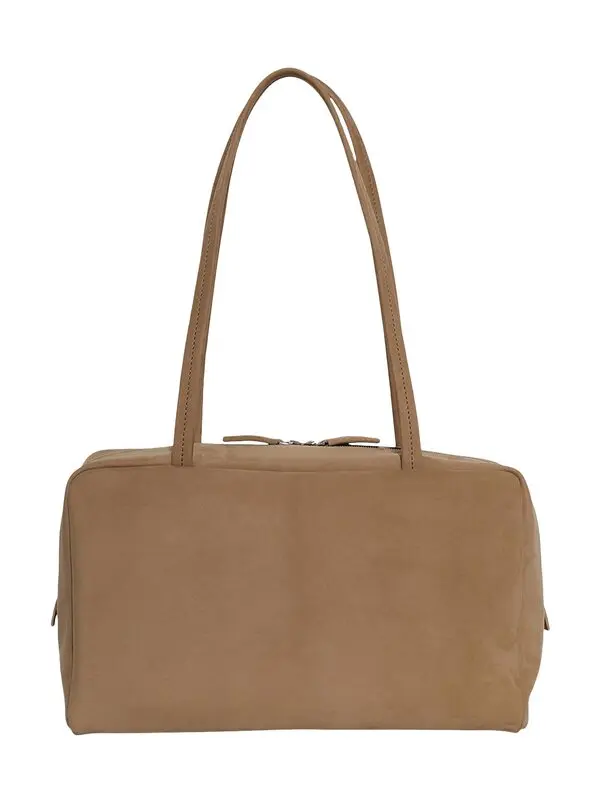 THE ROW Astra Bowling Nubuck Bag - Tan