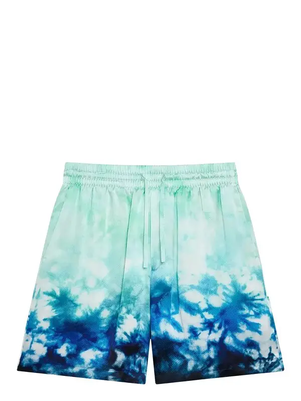 Casablanca Surf Lotus Shorts - White