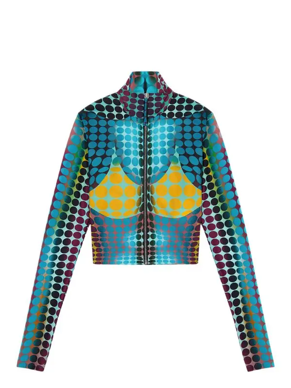 JEAN PAUL GAULTIER Re-edition Long-sleeve Top - Blue