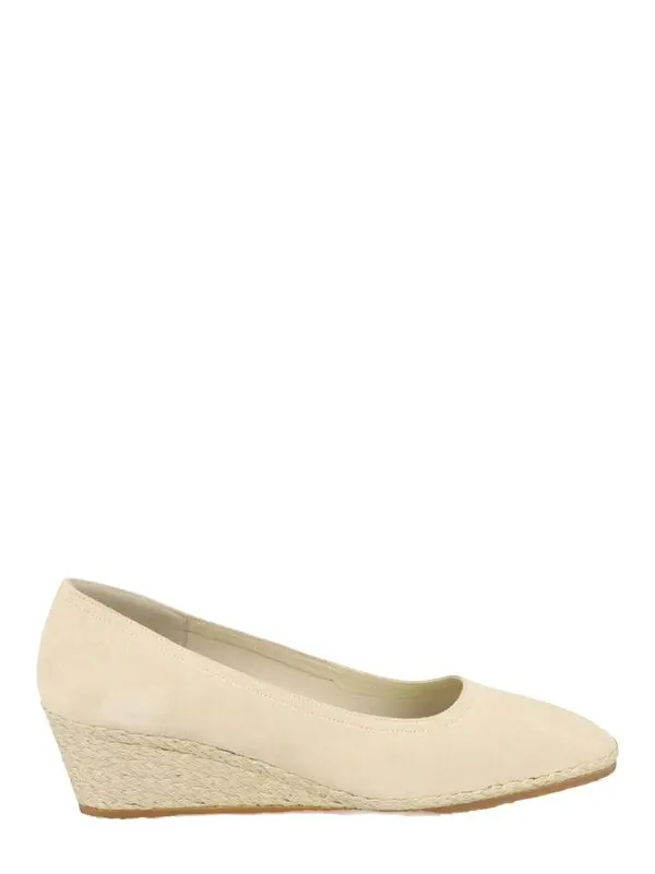 FERRAGAMO Campy Espadrille Wedge - White