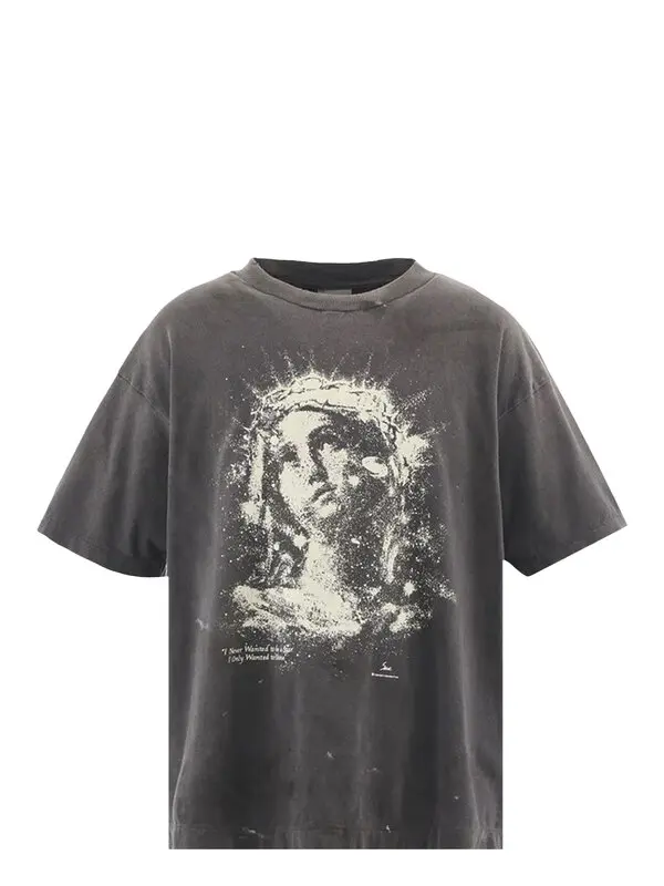 SAINT MXXXXXX Maria Short-sleeve Tee - Black