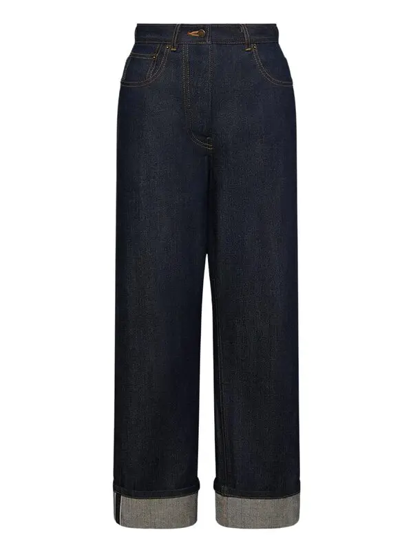 Thom Browne Classic 5 Pocket Denim Pant - Blue