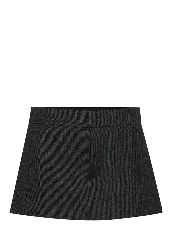 Alexander Wang Low-rise Mini Skort - Black