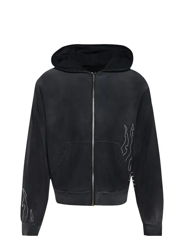 EARTHLING VIP Die Free Zip Up Hoodie - Black