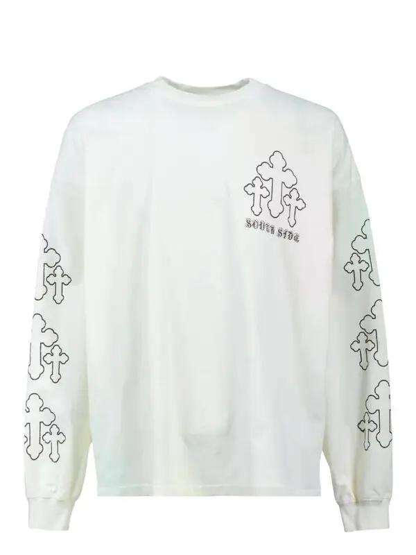 BREATH Cross Graphic T-shirt - Neutrals