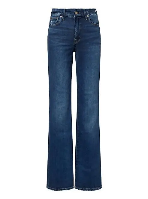 Good American Classic Slim Bootcut Stretch-denim Jeans - Indigo511