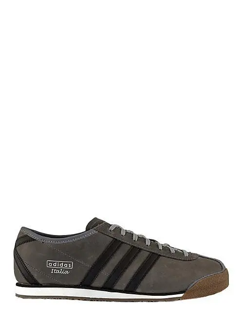 Adidas Italia 70s Suede Trainers - Grey Core Black Gum