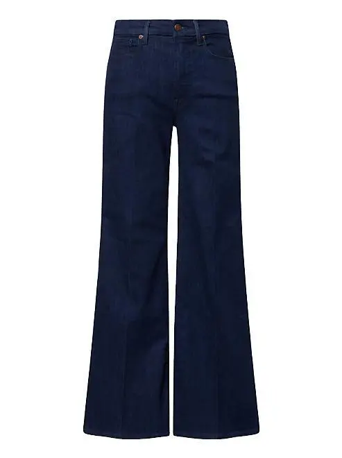 Good American Good Waist Palazzo Stretch-denim Jeans - Indigo1153