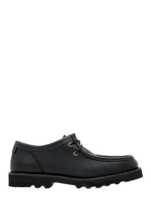 ALLSAINTS Skiff Apron Leather Shoes - Black