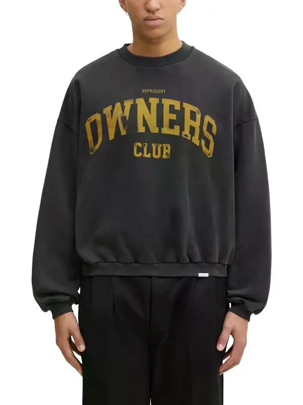 REPRESENT Lettering Sweatshirt - Black