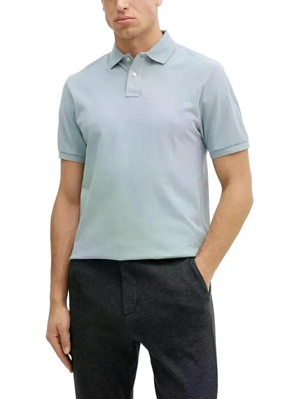 HACKETT Logo-embroidery Polo Shirt - Blue