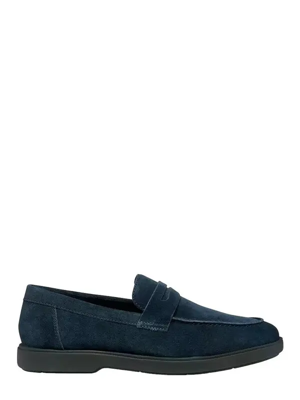 Geox Spherica Ec17 Suede Loafers - Blue