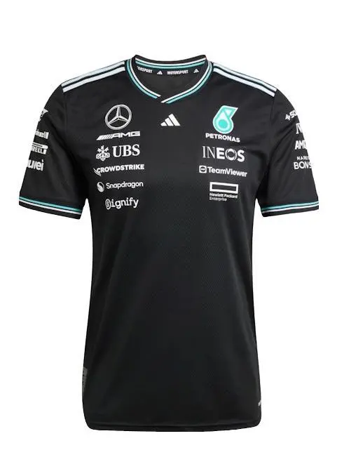 Adidas Mercedes Amg Petronas Formula 1 Team Driver Authentic Jersey - Black