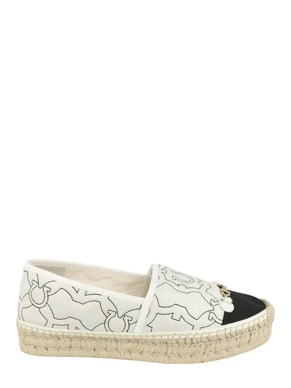 FERRAGAMO Kim Gal Espadrilles - White