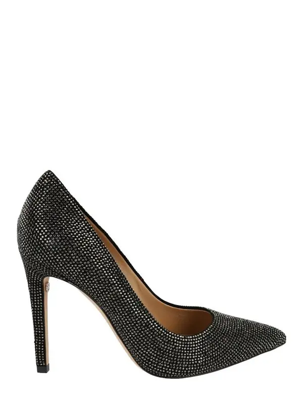FERRAGAMO Ilary X5 Crystal Embellished Pumps - Black