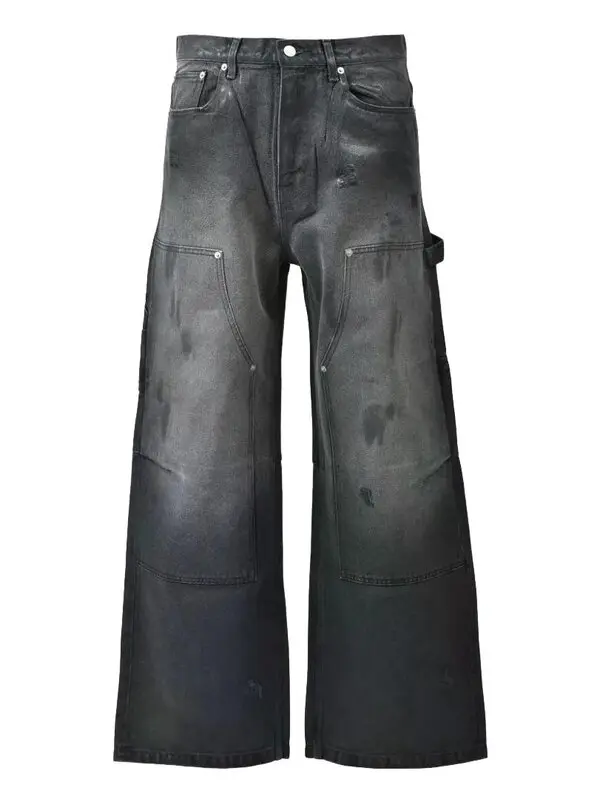 BREATH Double-knee Jeans - Grey