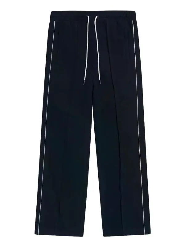 KROST Piping-detail Trousers - Blue