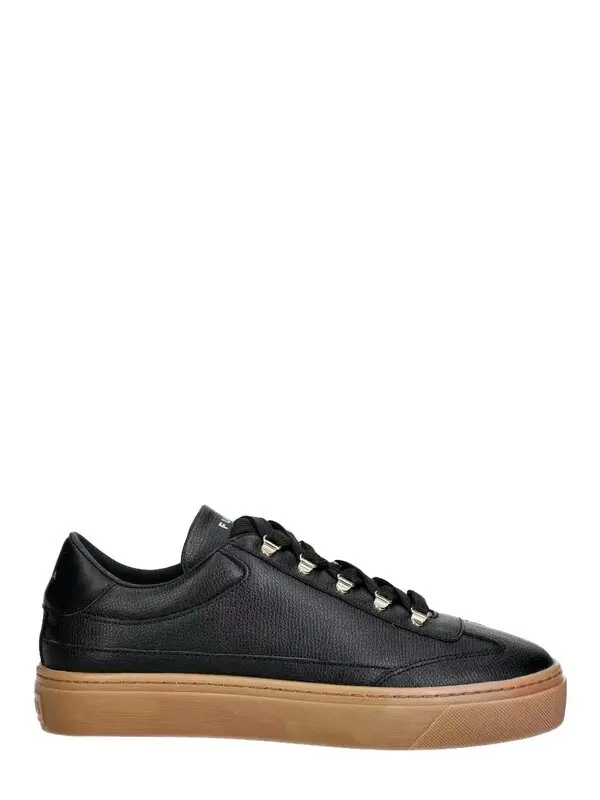 Furla Eyelet Lace-up Sneakers - Black