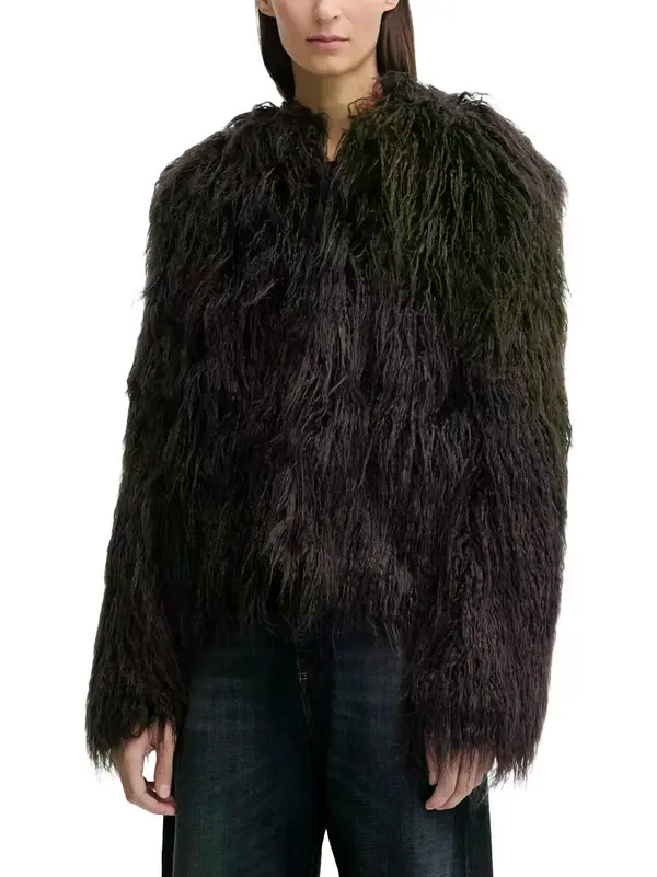 Zadig&Voltaire Faux Fur Coat - Brown