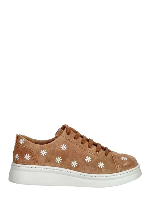 Camper Floral Lace-up Sneakers - Brown