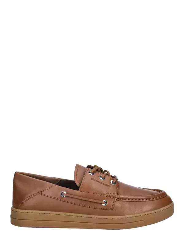 Michael Kors Aiden Boat Shoes - Brown