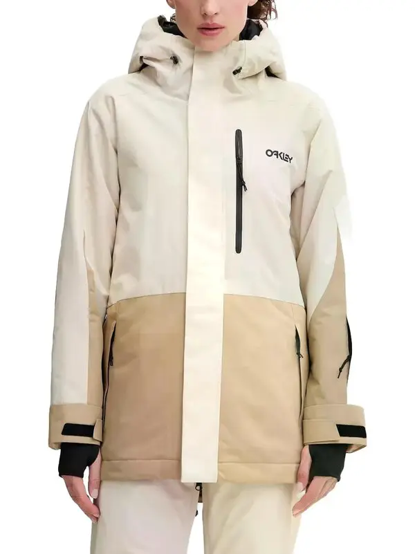 Oakley Insulated Hooded Ski Jacket - Neutrals