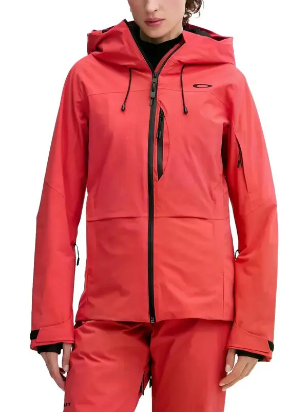 Oakley Insulated Hooded Ski Jacket - Red