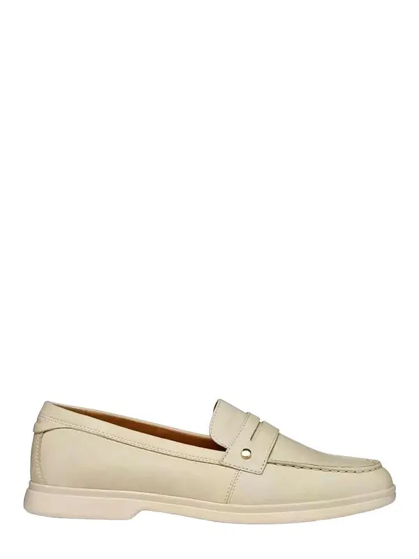 Geox Strap Detail Loafers - Neutrals