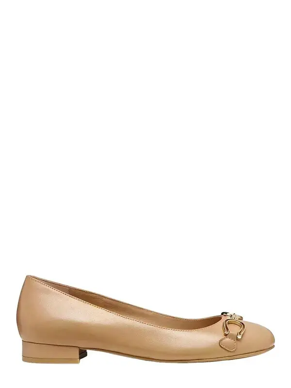 Geox Virnilisa B Buckle Ballet Flats - Neutrals