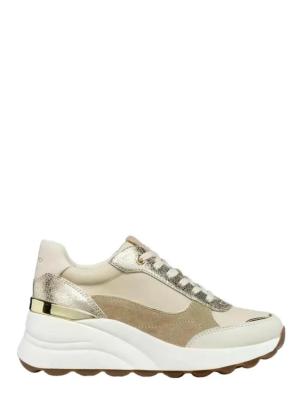 Geox Spherica Ec13 Panelled Sneakers - Neutrals