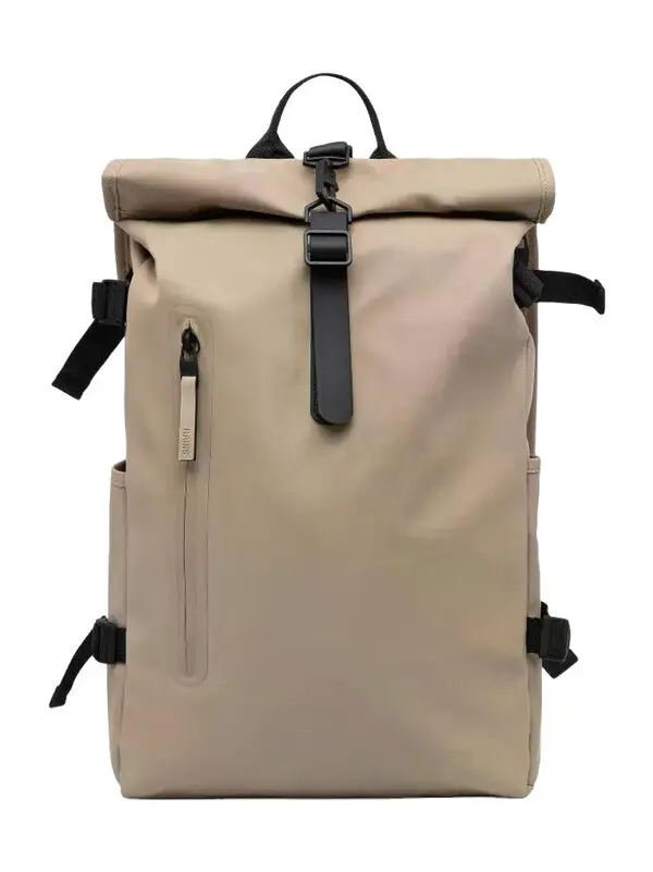 Rains Large Rolltop Backpack - Neutrals