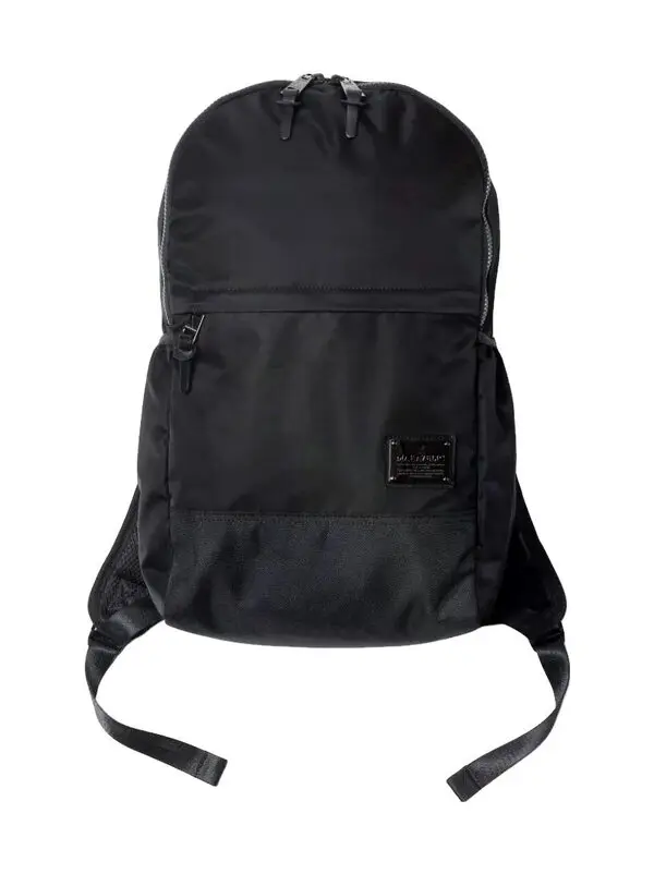 MAKAVELIC Zip Logo Plaque Backpack - Black