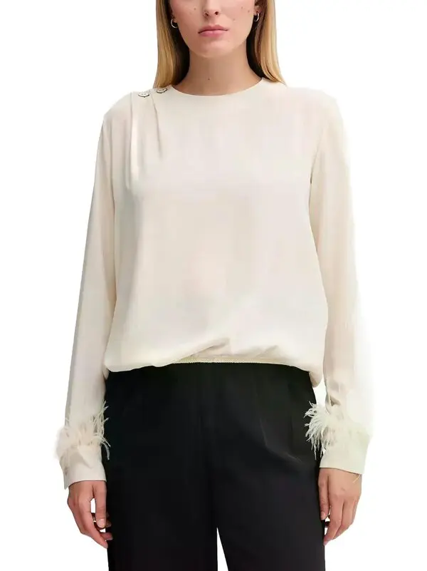 GAUDI Georgette Blouse - Neutrals