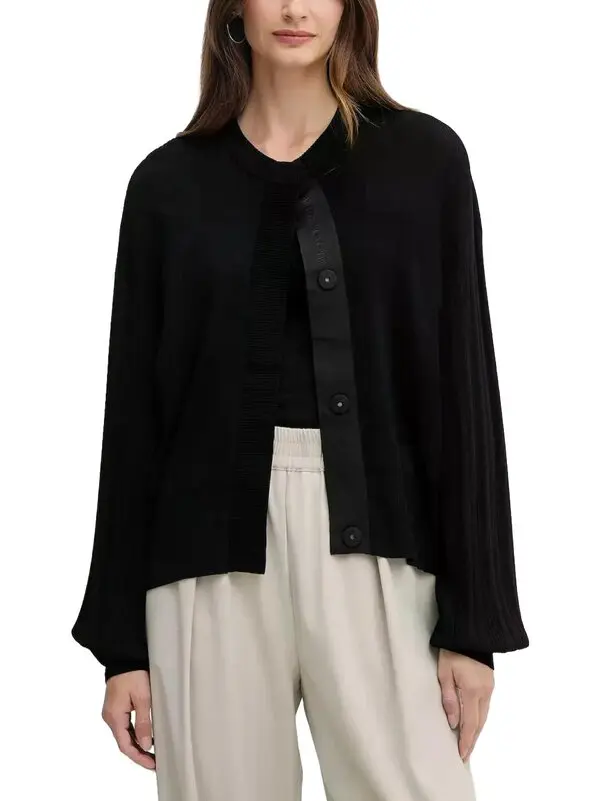 Armani Exchange Buttoned Cardigan - Black