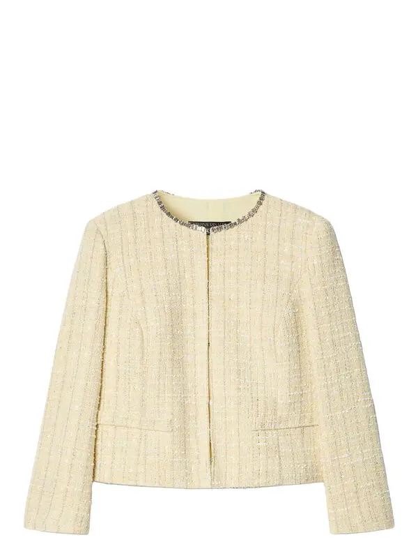 Marina Rinaldi Tweed Blazer - Yellow