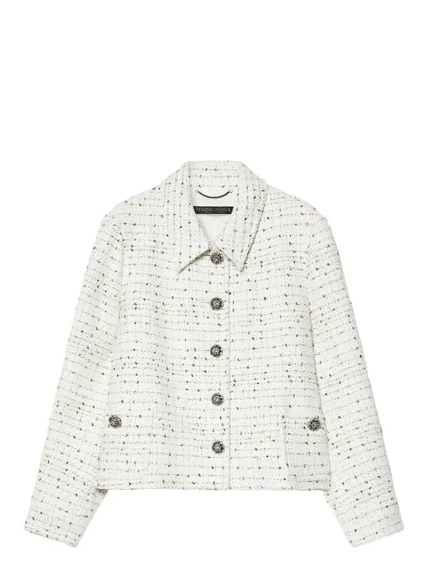 Marina Rinaldi Bouclé Jacket - White
