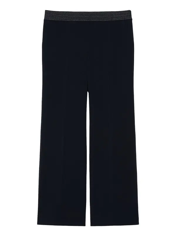 Marina Rinaldi Cady Wide-leg Trousers - Blue
