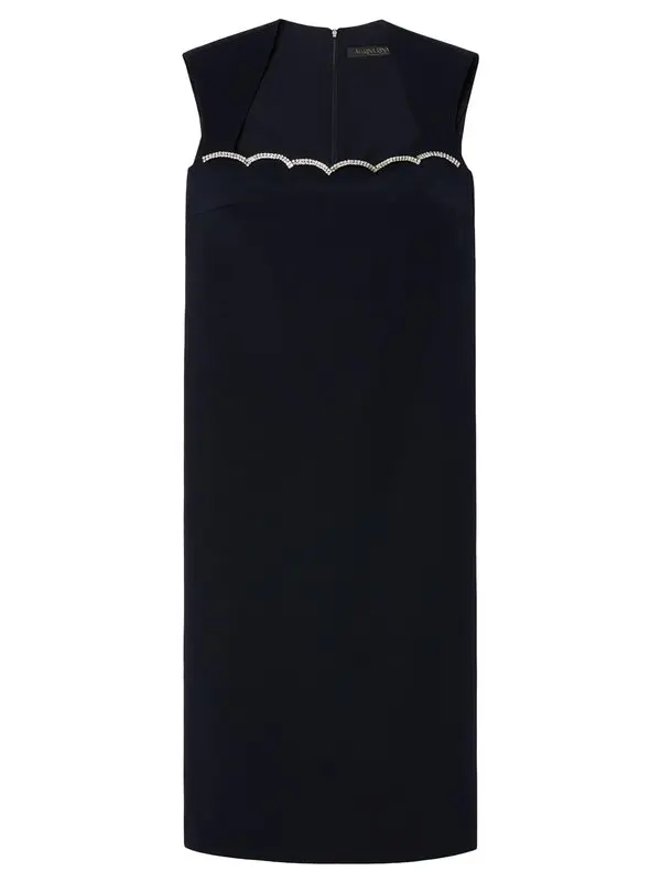 Marina Rinaldi Embellished Midi Dress - Blue