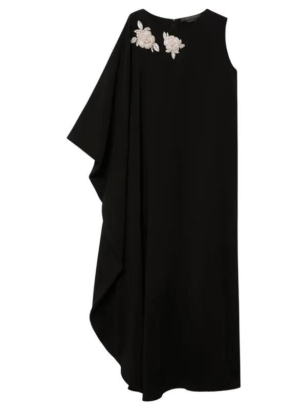 Marina Rinaldi Embellished Maxi Dress - Black