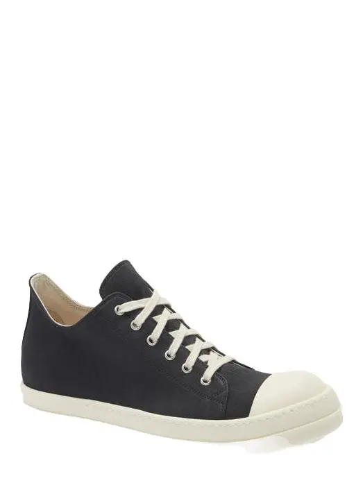 Rick Owens Low Top Sneaker - Black/milk/milk