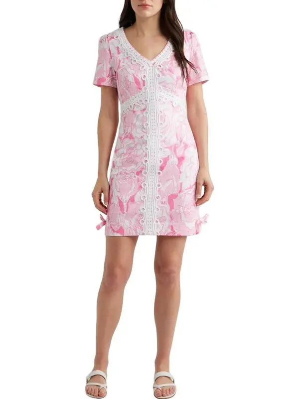 Lilly Pulitzer® Evita Sheath Dress - Confetti Pink Rosanna